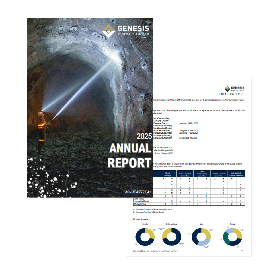 Investor Centre - Genesis Minerals Limited